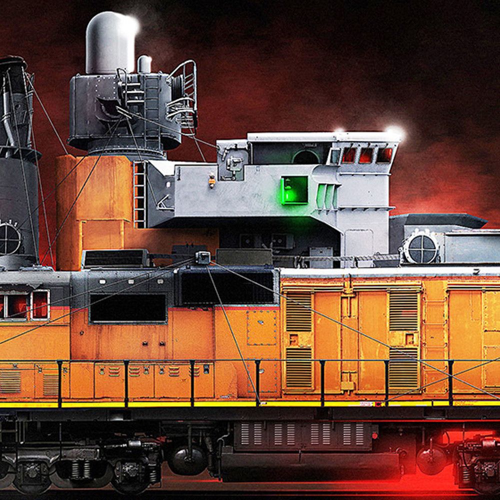 ArtStation - Photobash - battletrain