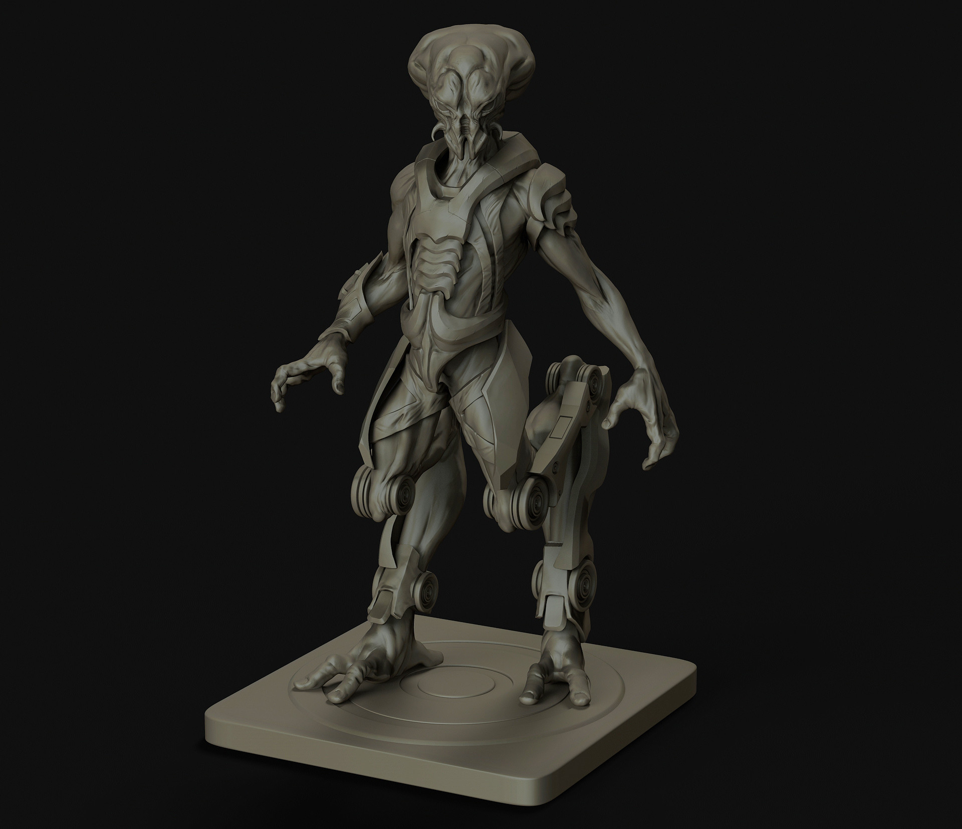 ArtStation - Alien - Concept sculpt