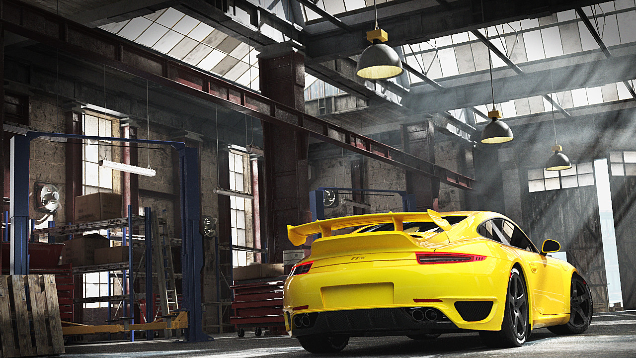 Race Car Garage Design