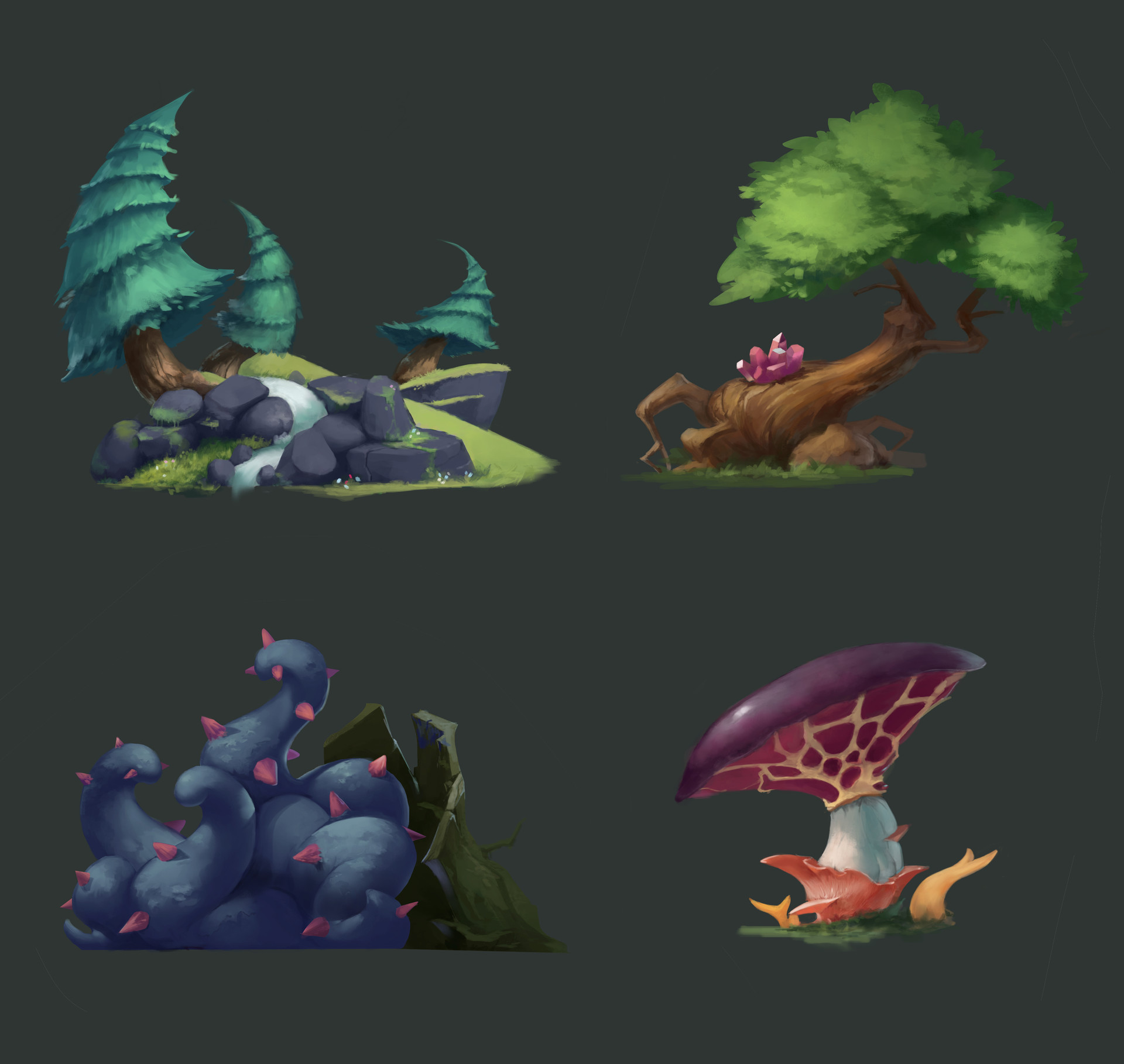 ArtStation - Trees Design