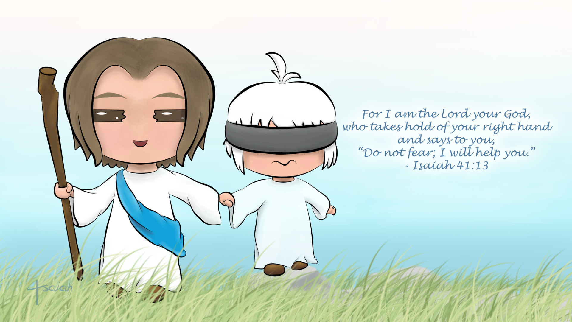 Tricia Isaiah (LightHazel) - Jesus & Child 4