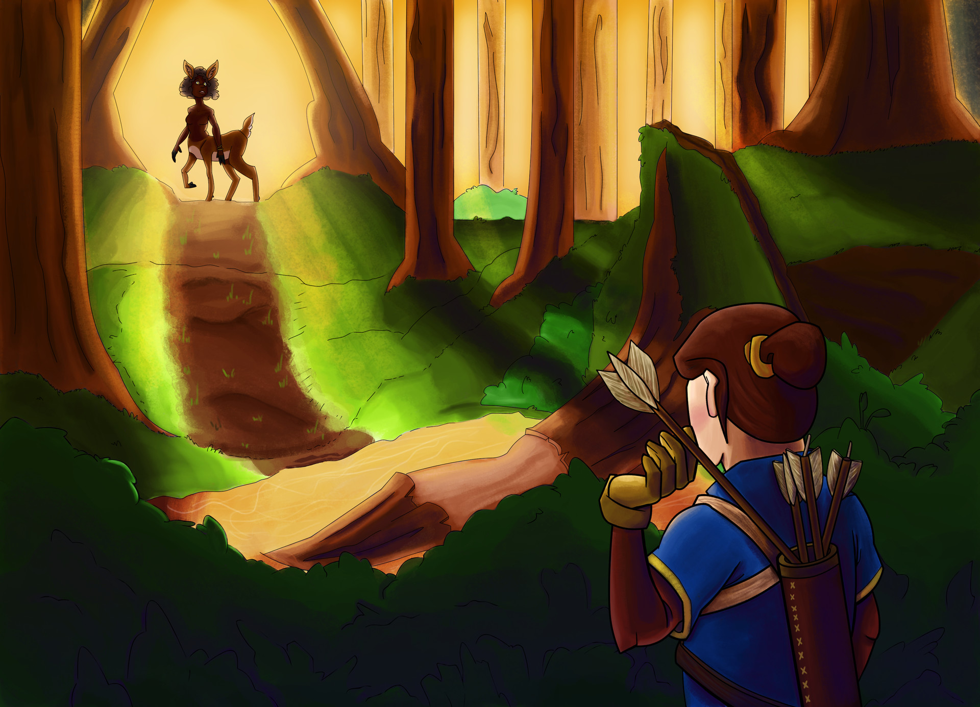 ArtStation - Forest Huntress