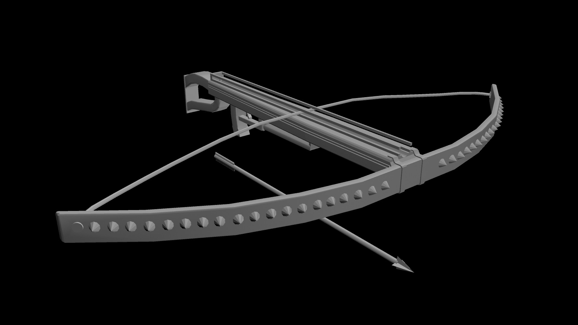 ArtStation - My first 3d Gun (Crossbow)