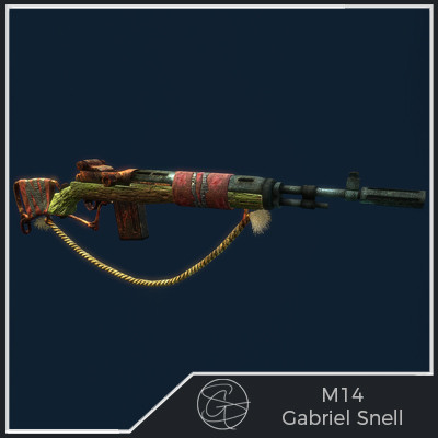 ArtStation - Post Apocalyptic M14 Rifle