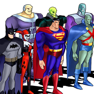 ArtStation - Justice League the animated series (Freedom Force vs the ...