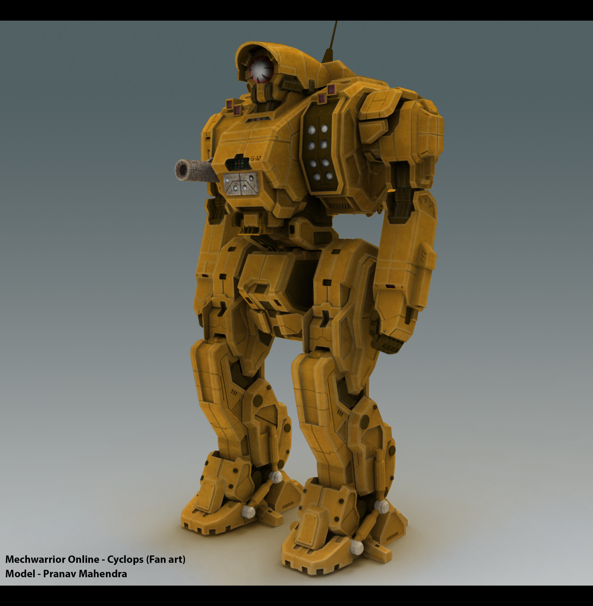 ArtStation - Mechwarrior Cyclops