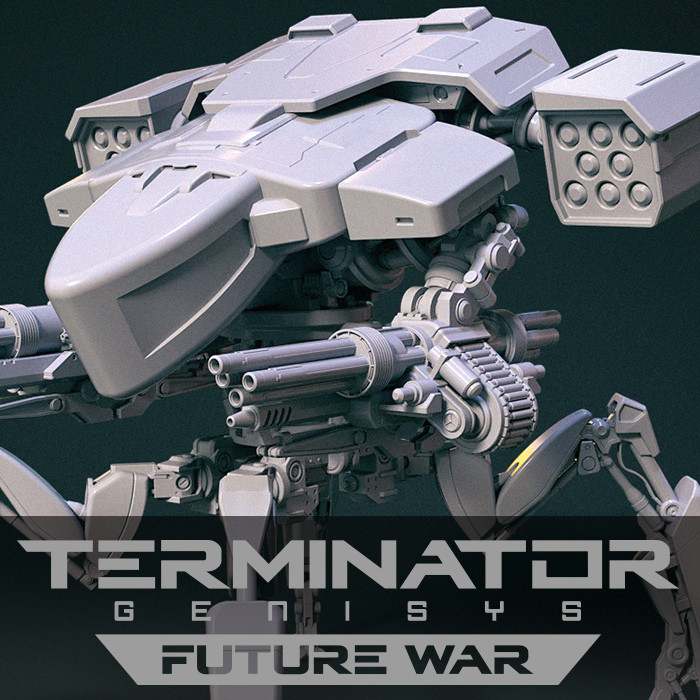 ArtStation - Skynet Assault Battle unit tier 3