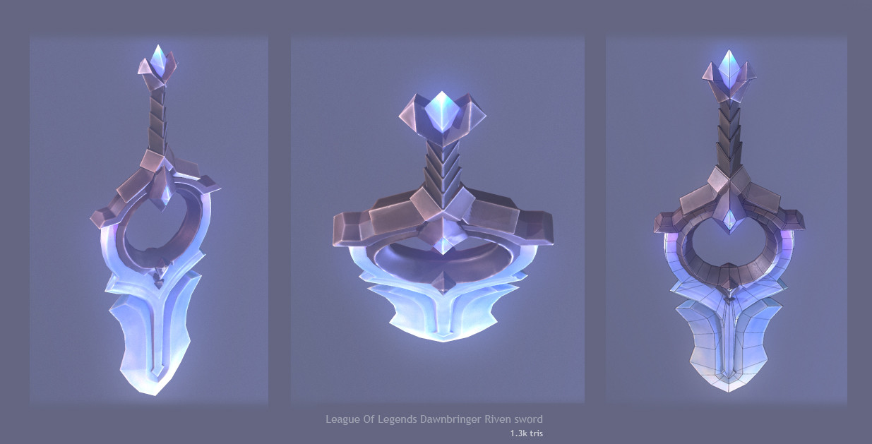 ArtStation - Stylized Sword - inspired from League Of Legends ...