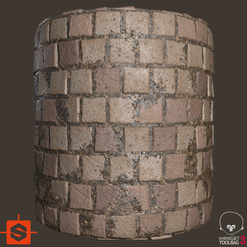 ArtStation - Cobble Stone Study in Substance Designer