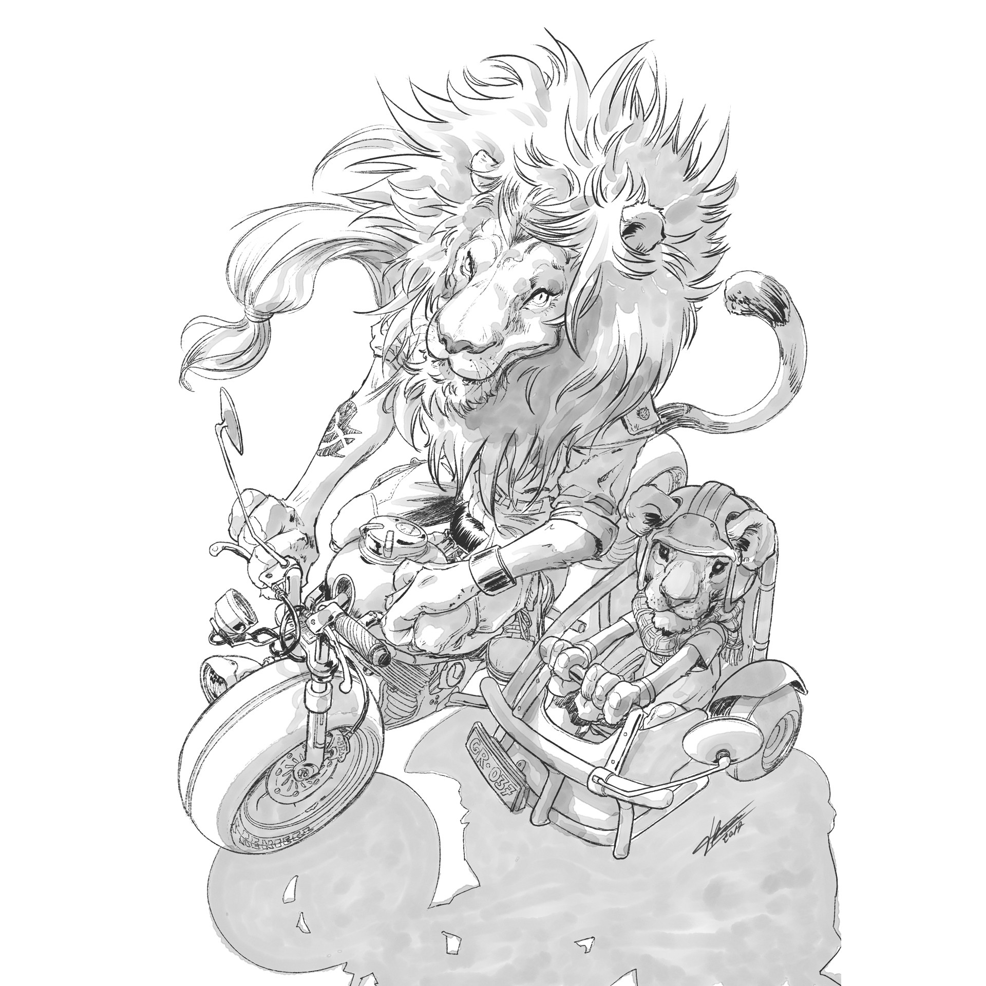 ArtStation - Fast & Furry 5 Custom Sidecar