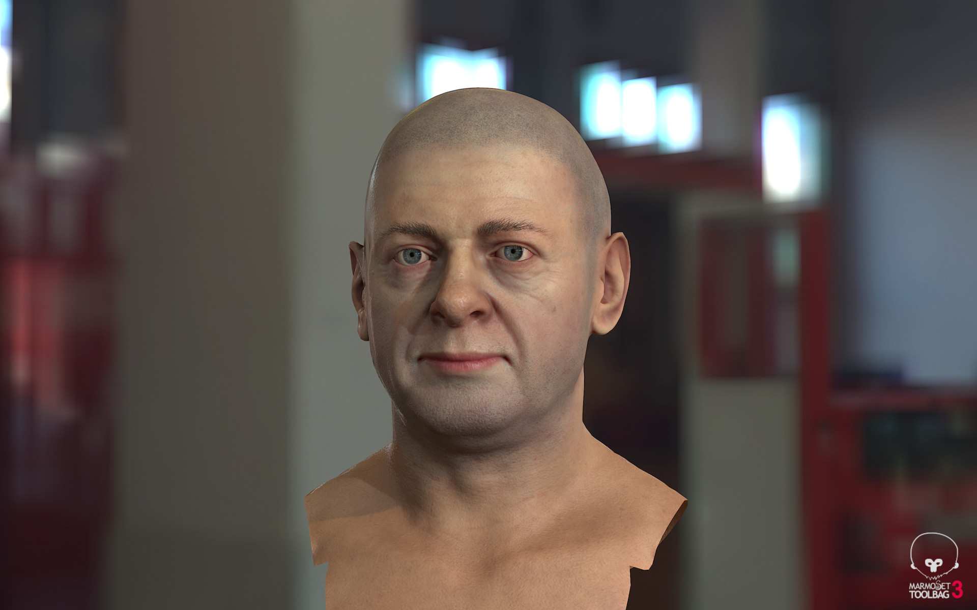 ArtStation - Andy Serkis Likeness Real-time Version