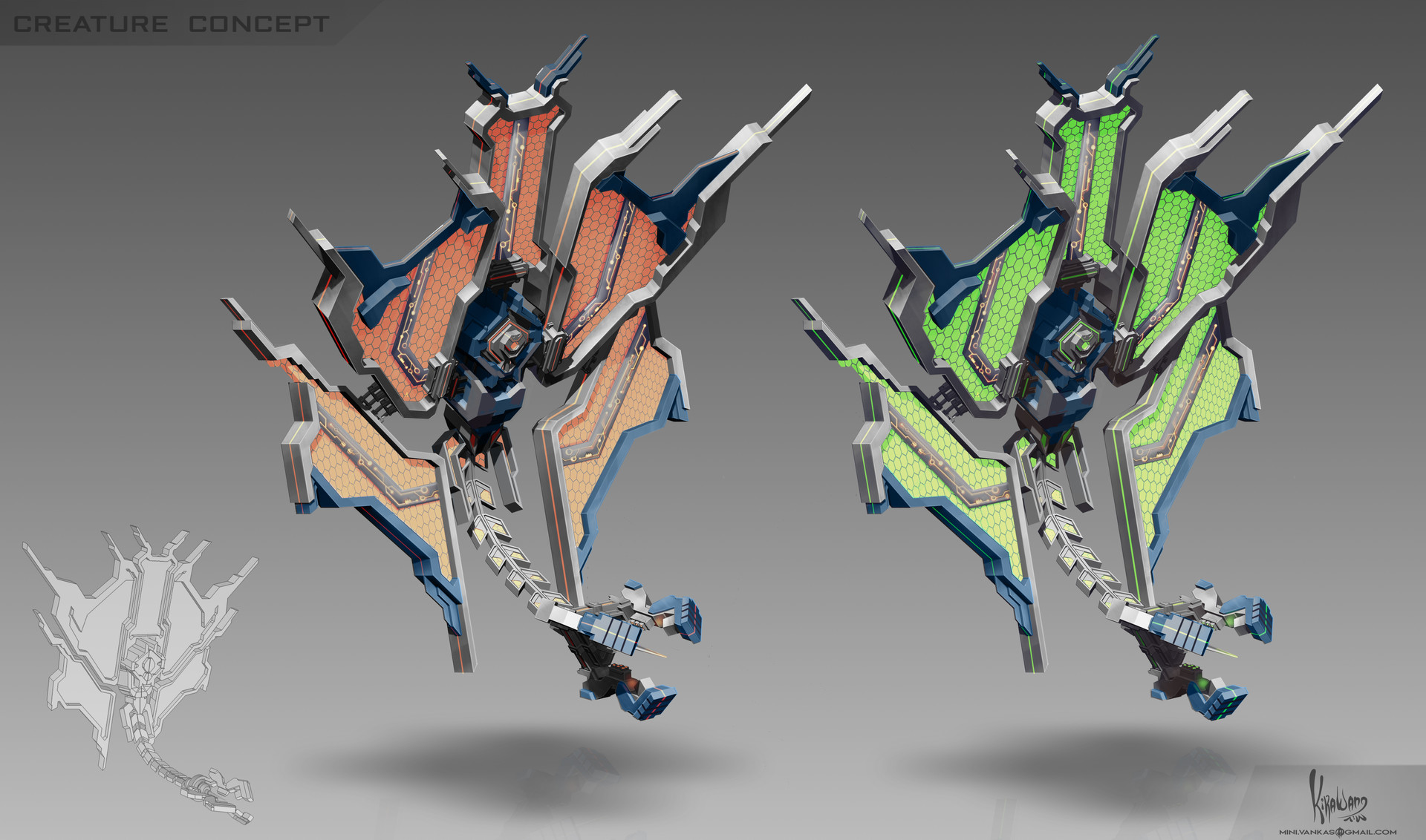 ArtStation - creature skin concept