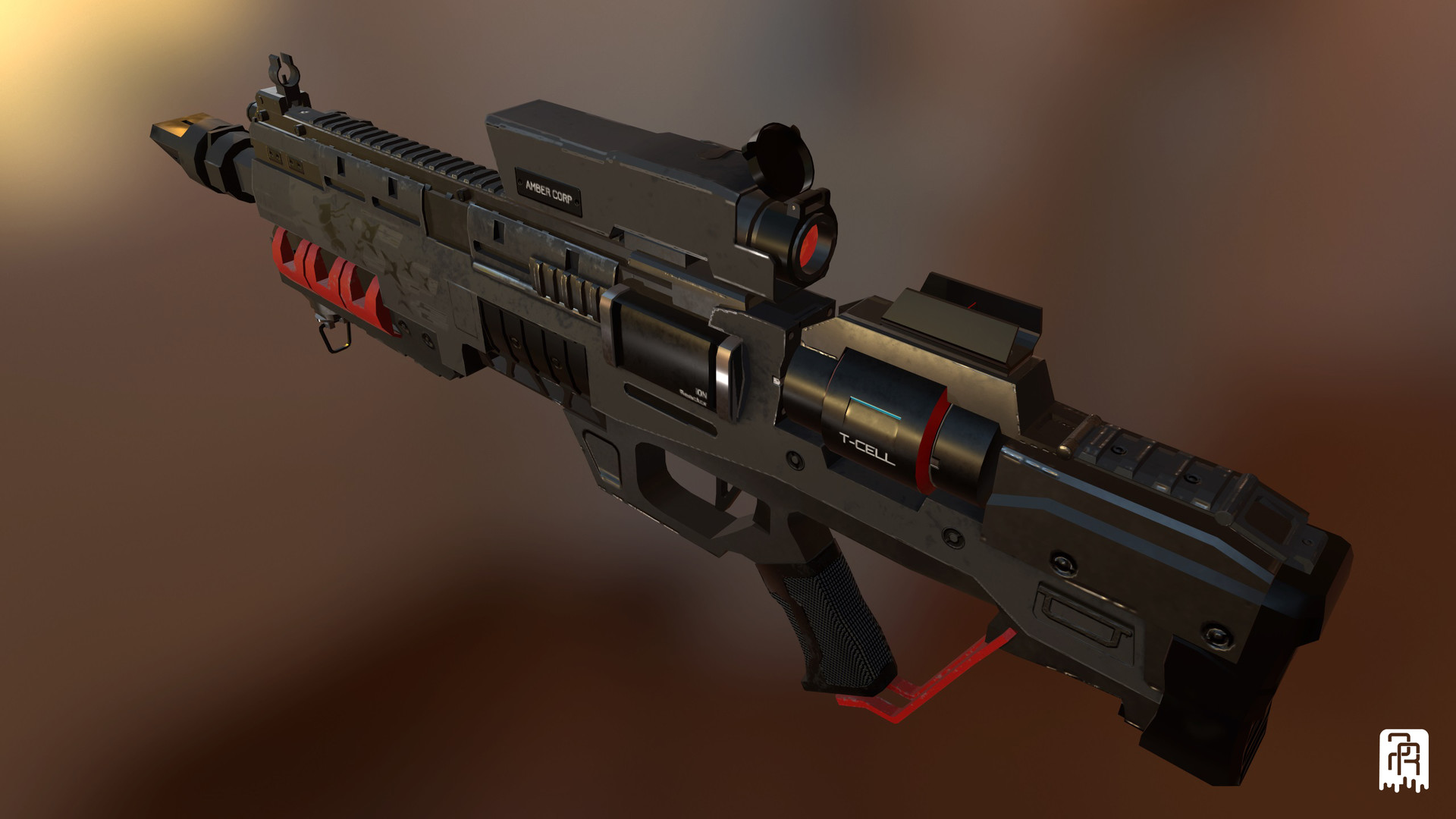 ArtStation - Sci Fi Rifle (Updated)