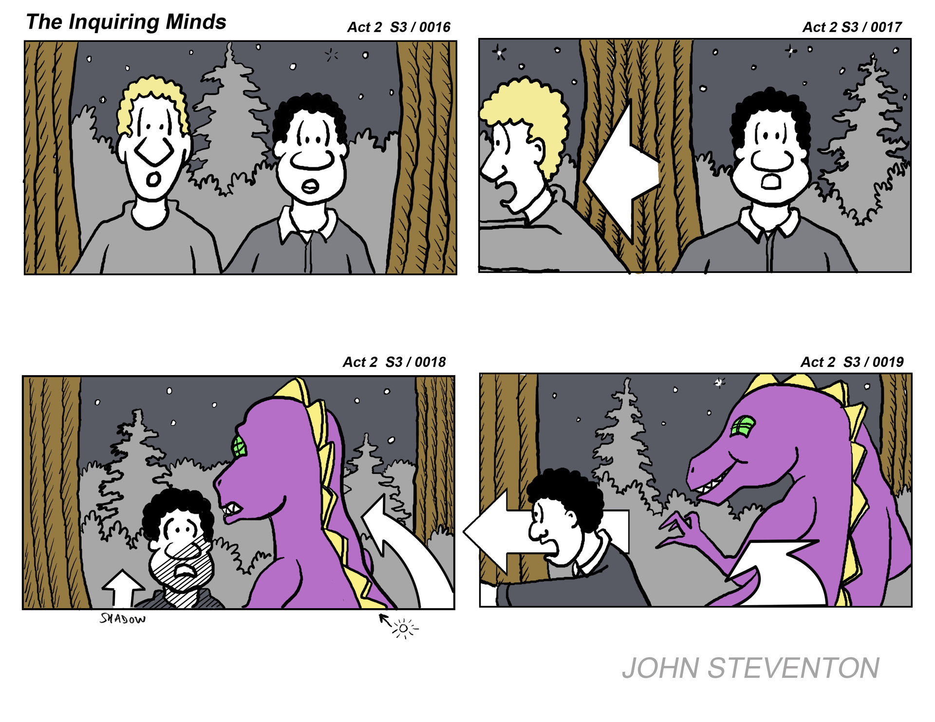 ArtStation - Storyboards: action, comedy