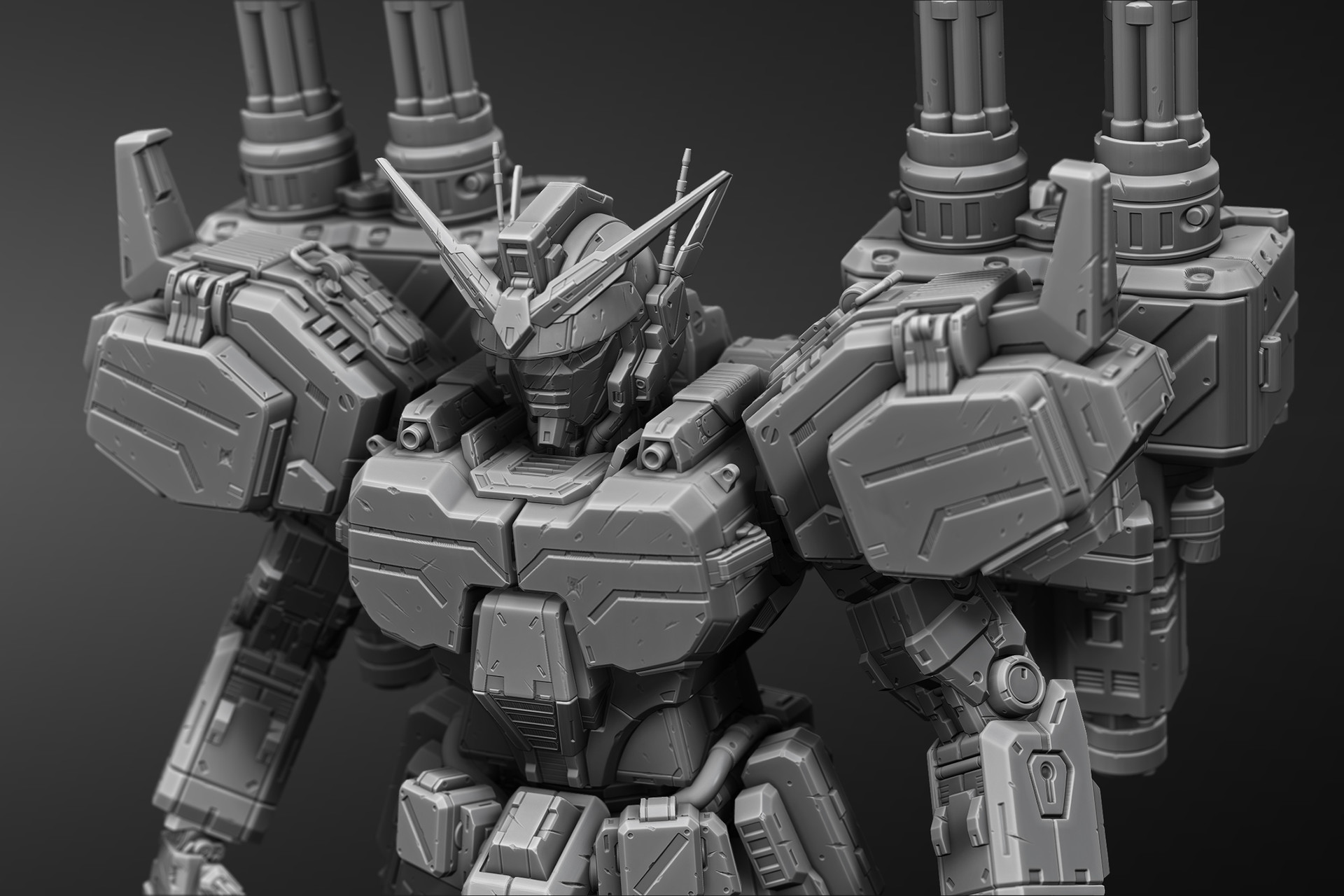 ArtStation - Gundam Heavy Arms