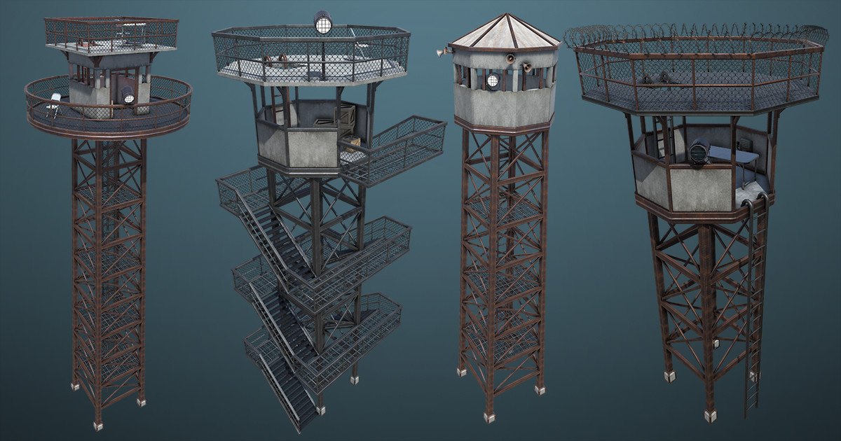 ArtStation - Modular Guard Towers