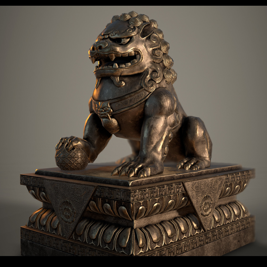 ArtStation - Chinese Lion
