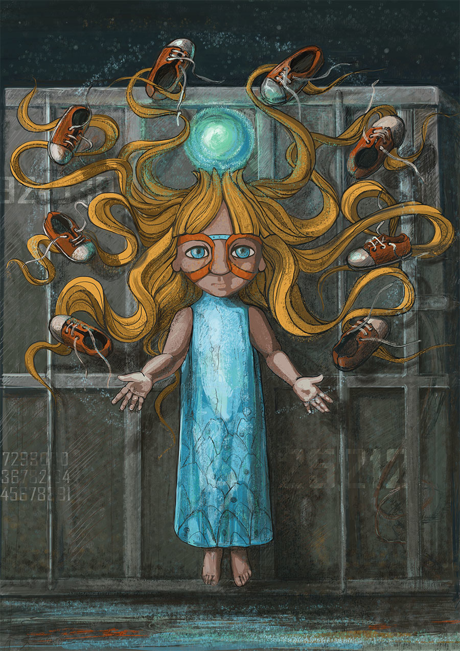 ArtStation - "Sixth sense" Illustration