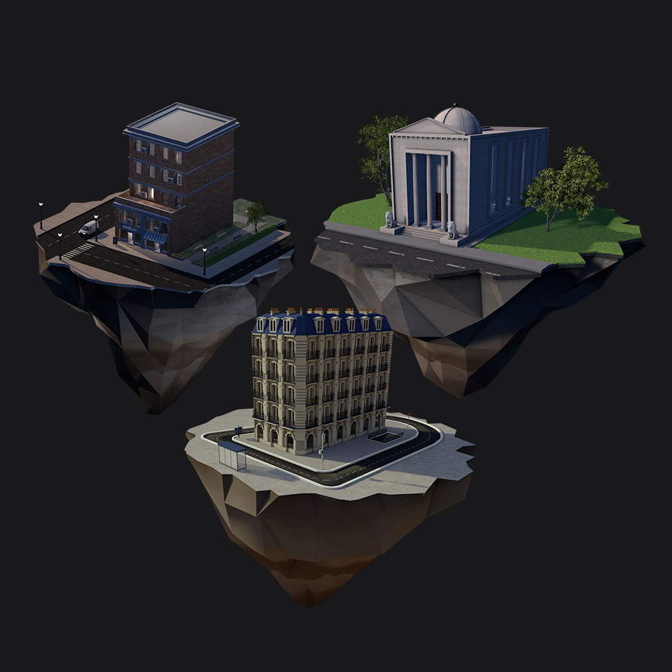 ArtStation - Low poly Islands