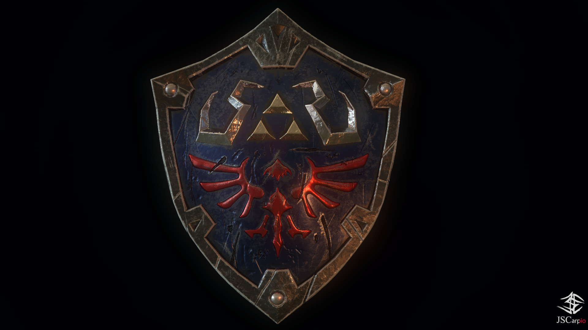 ArtStation - Hyrule shield+Sketchfab