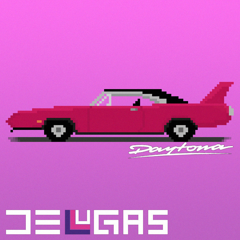 ArtStation - Dodge Daytona`69 pixel art