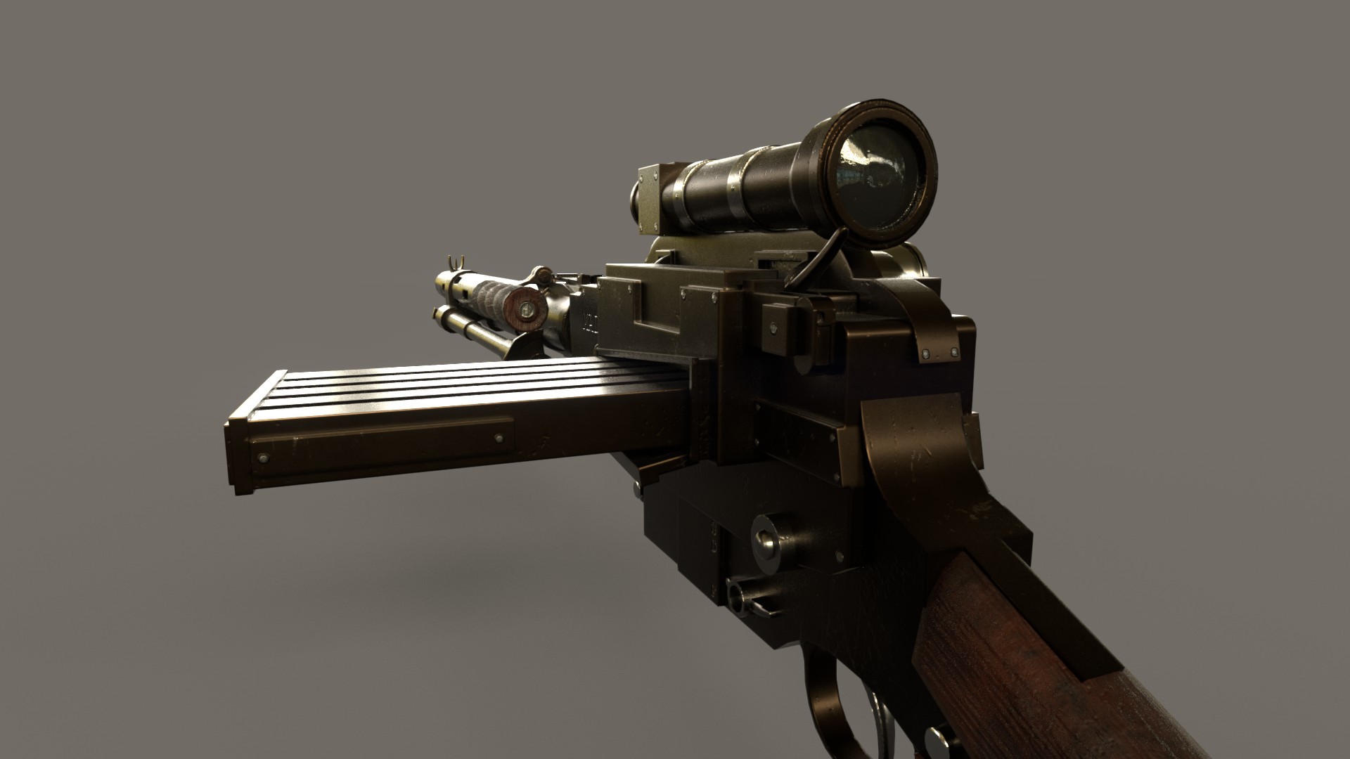 ArtStation - Custom Madsen LMG