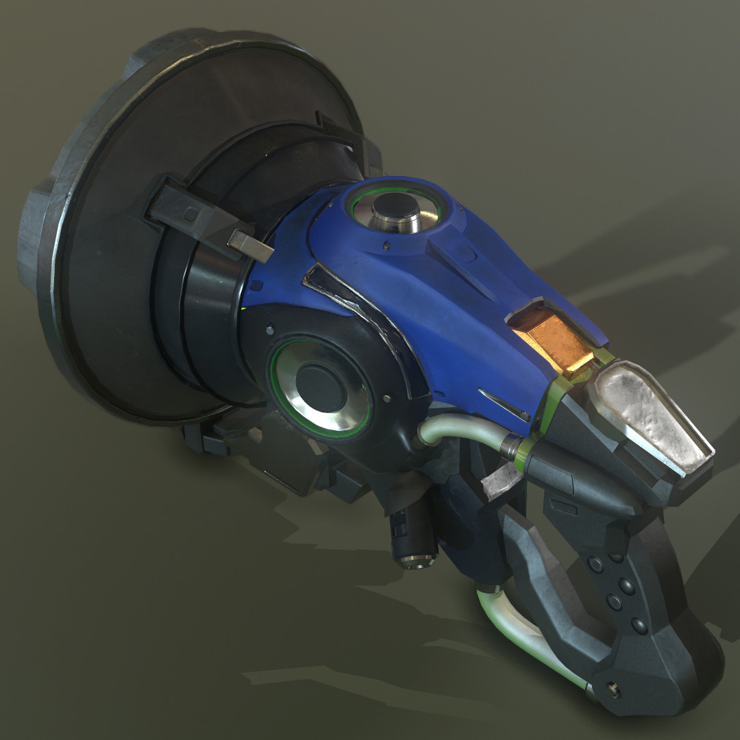 ArtStation - Lucio's Sound blaster Model, Overwatch fanart