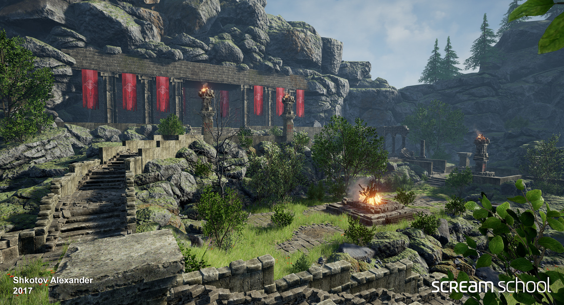 ArtStation - Game Environment and Level Design in Unreal Engine 4