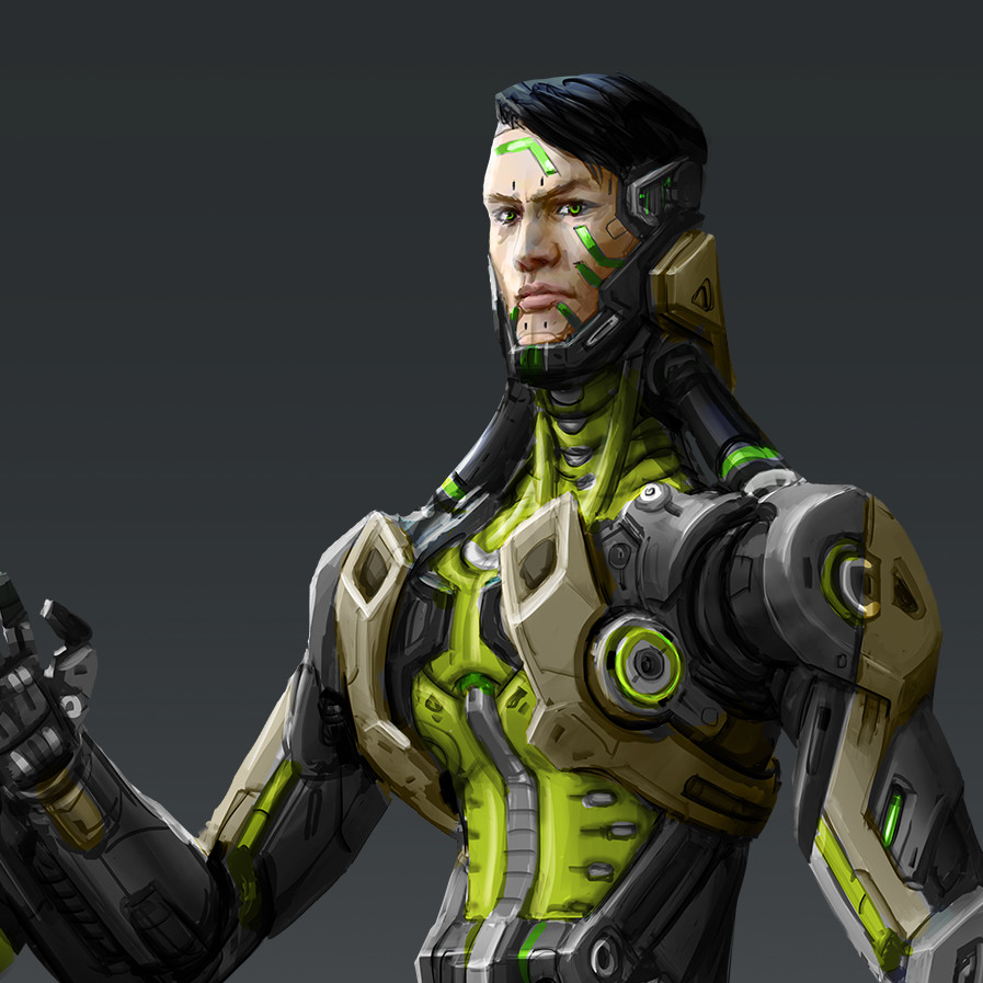 ArtStation - Beyond Human Challenges heroes 01