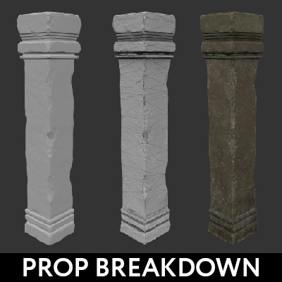 ArtStation - Abandoned Temple - Prop Breakdown