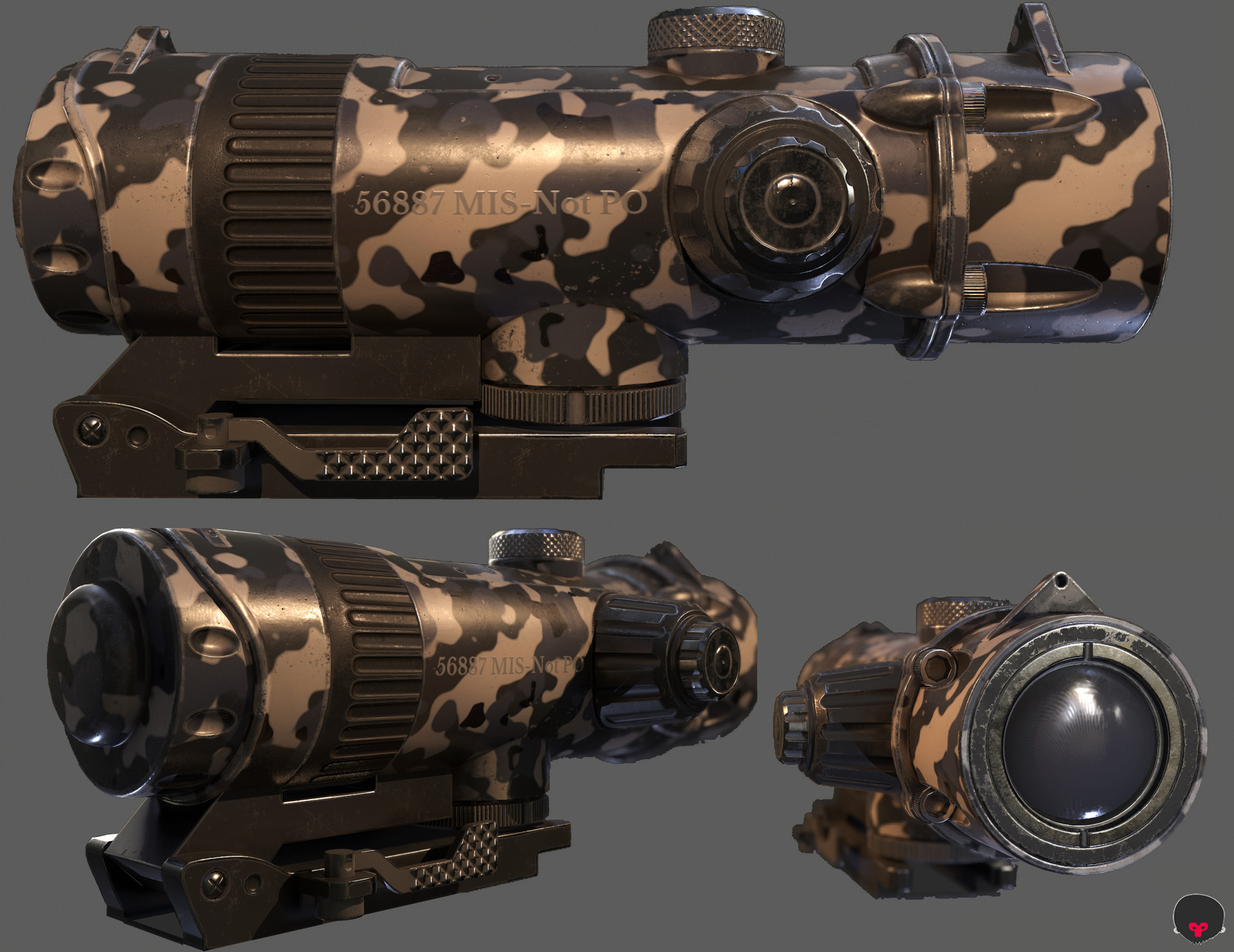 ArtStation - Gun_Flashlight