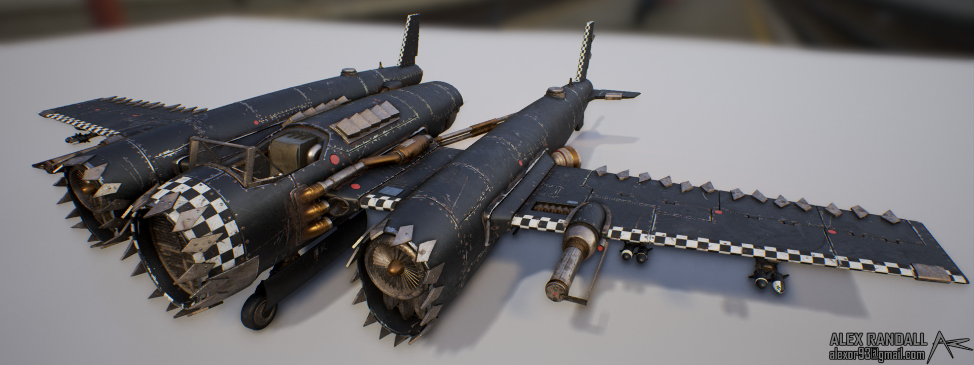 ArtStation - Twin Tailed Ork Dakkajet