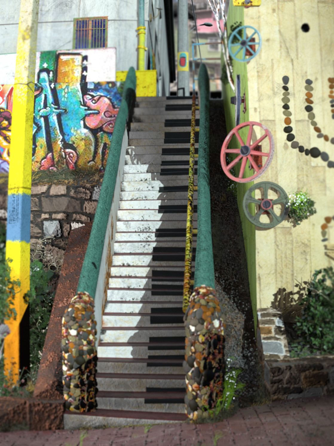 ArtStation - Jazz Stairs 2017