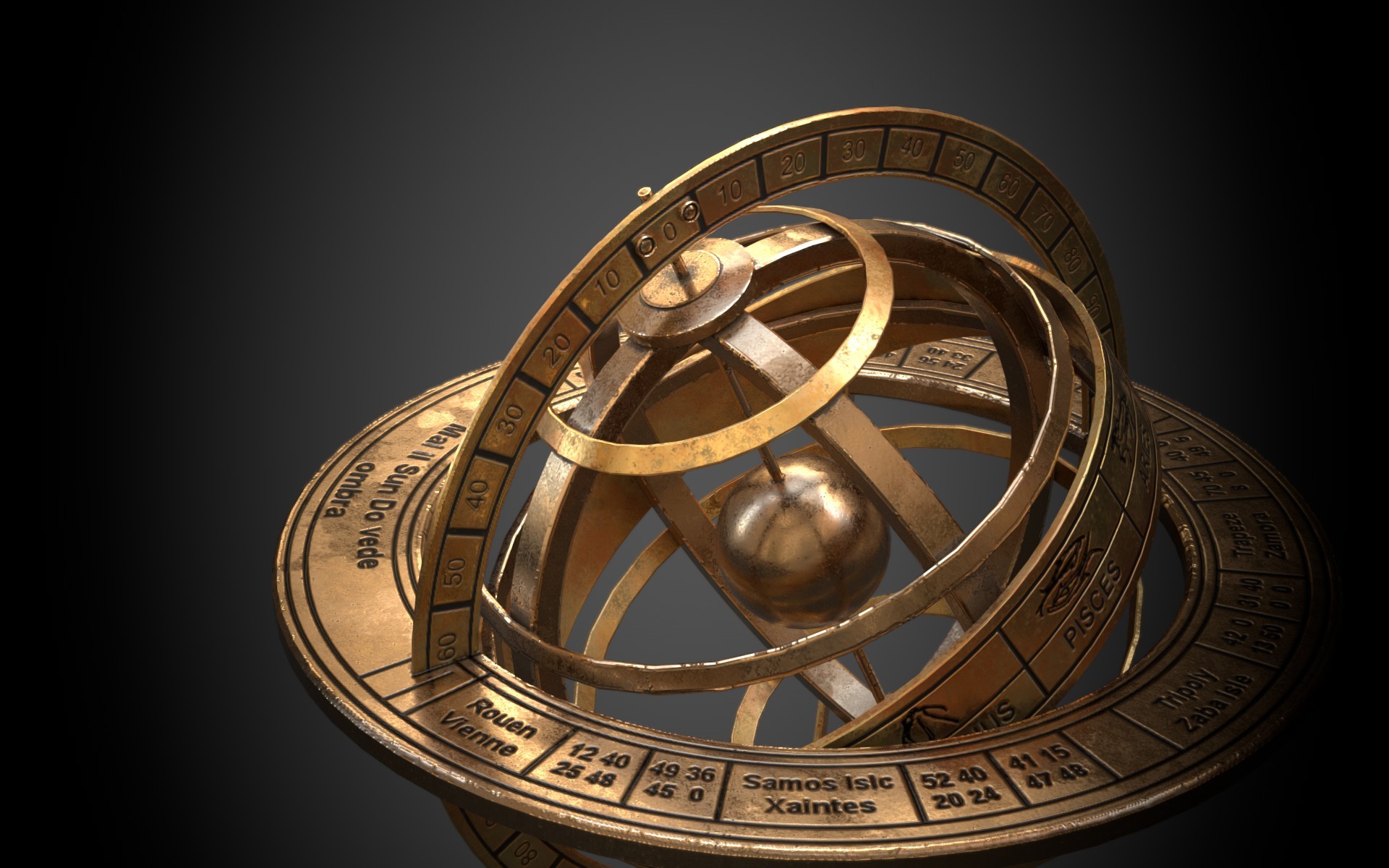 ArtStation - Sphere Armillaire