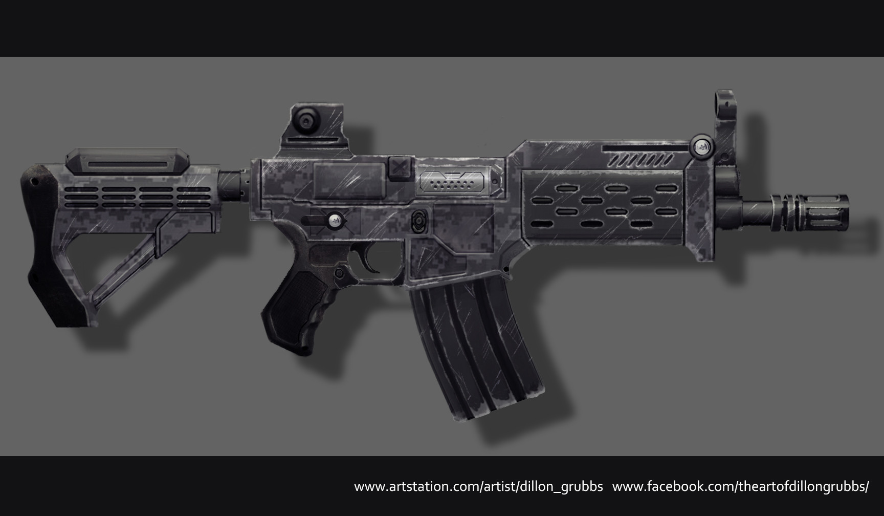 ArtStation - Assault Rifle