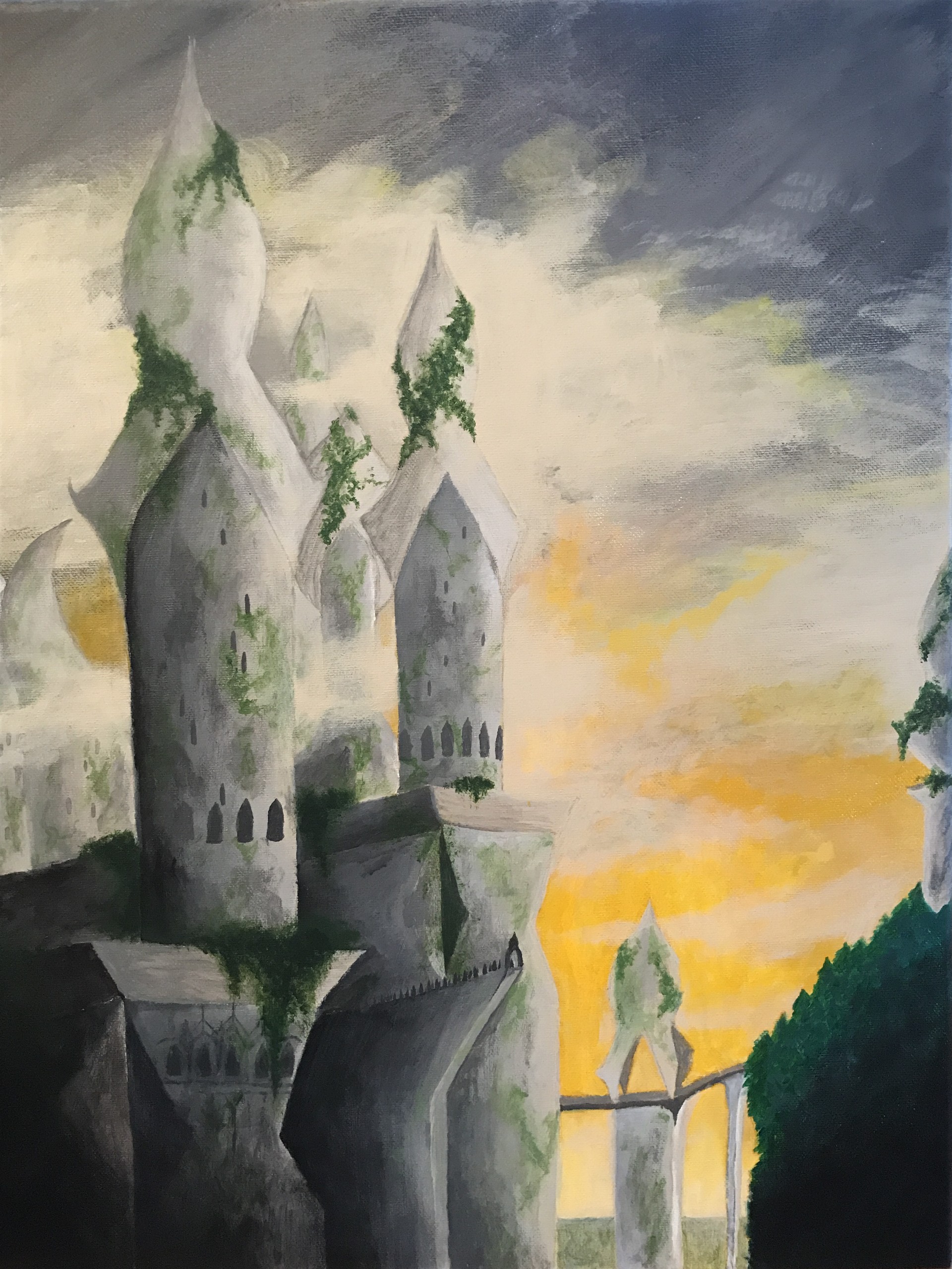 ArtStation - Mossy Castle