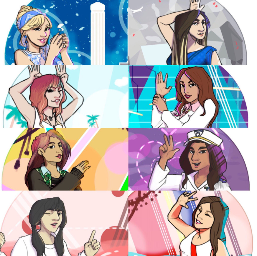 ArtStation - Girls' Generation Anniversary Illustration