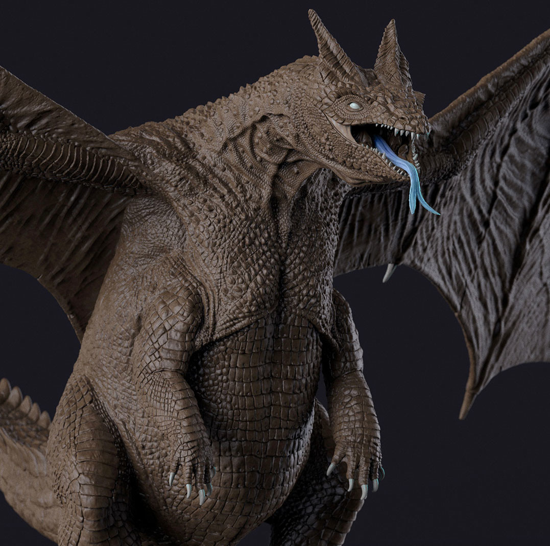 ArtStation - Charizard (pokemon fan art zbrush sculpt)