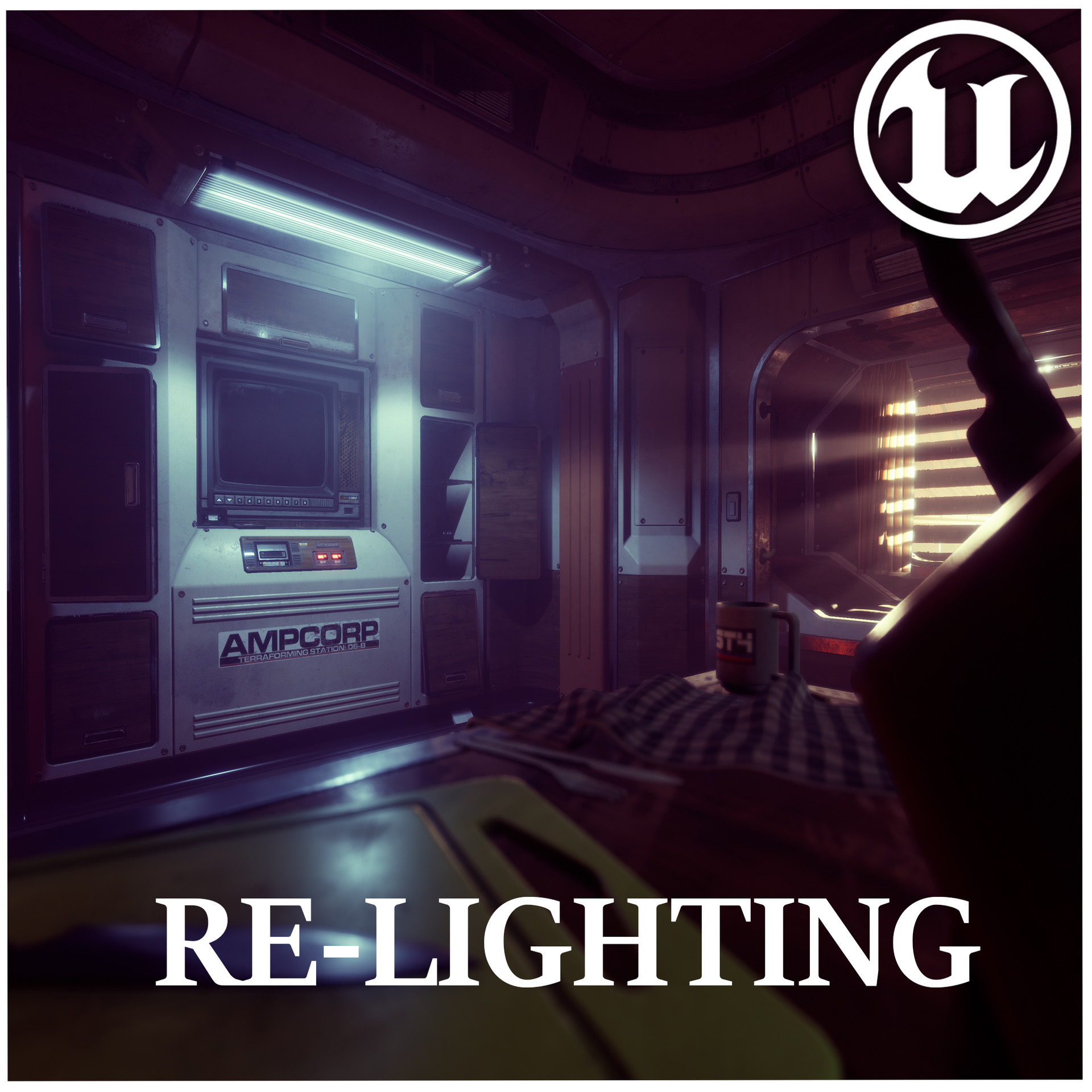 ArtStation - UE4 Alien Isolation Style Lighting | Liam Tart's Sci-Fi ...