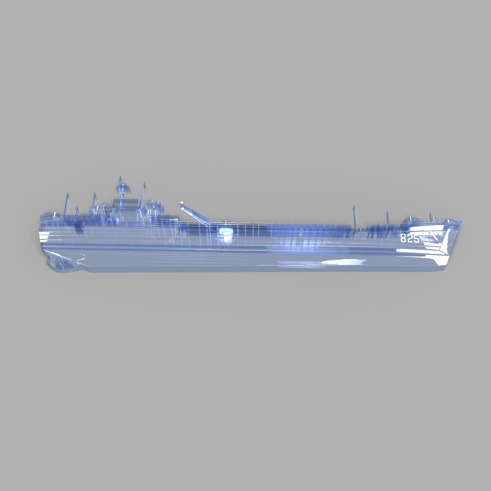 ArtStation - Glass 3d model - LST ship