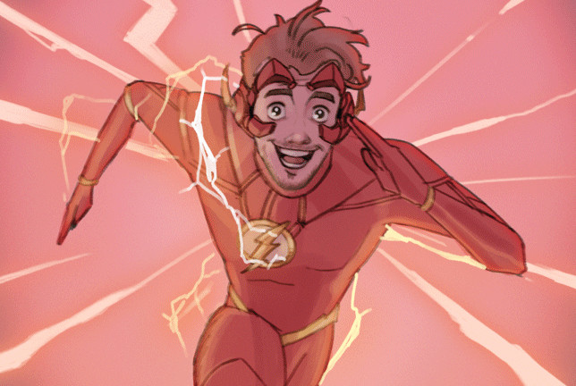ArtStation - The Flash suit animation