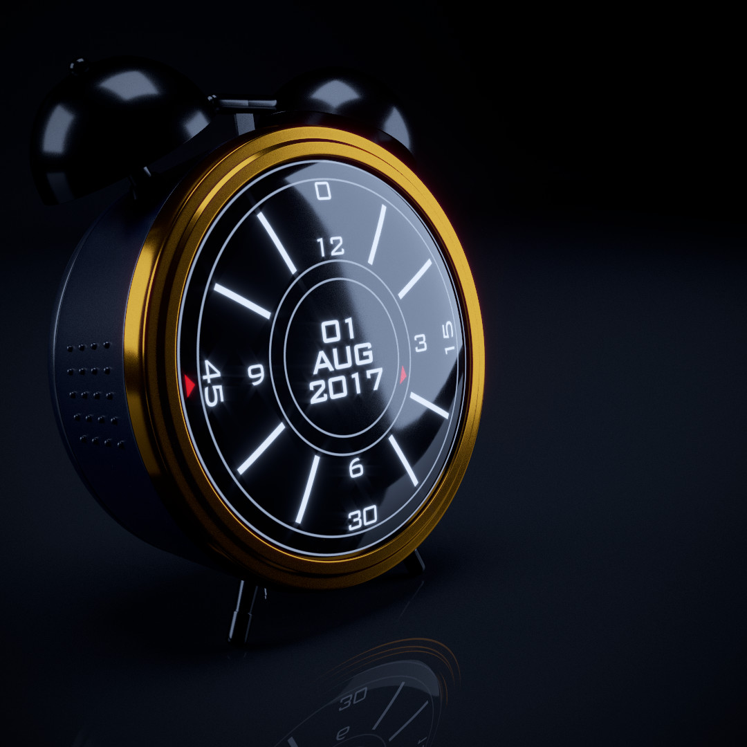 ArtStation - Touchscreen Android Alarm Clock Concept