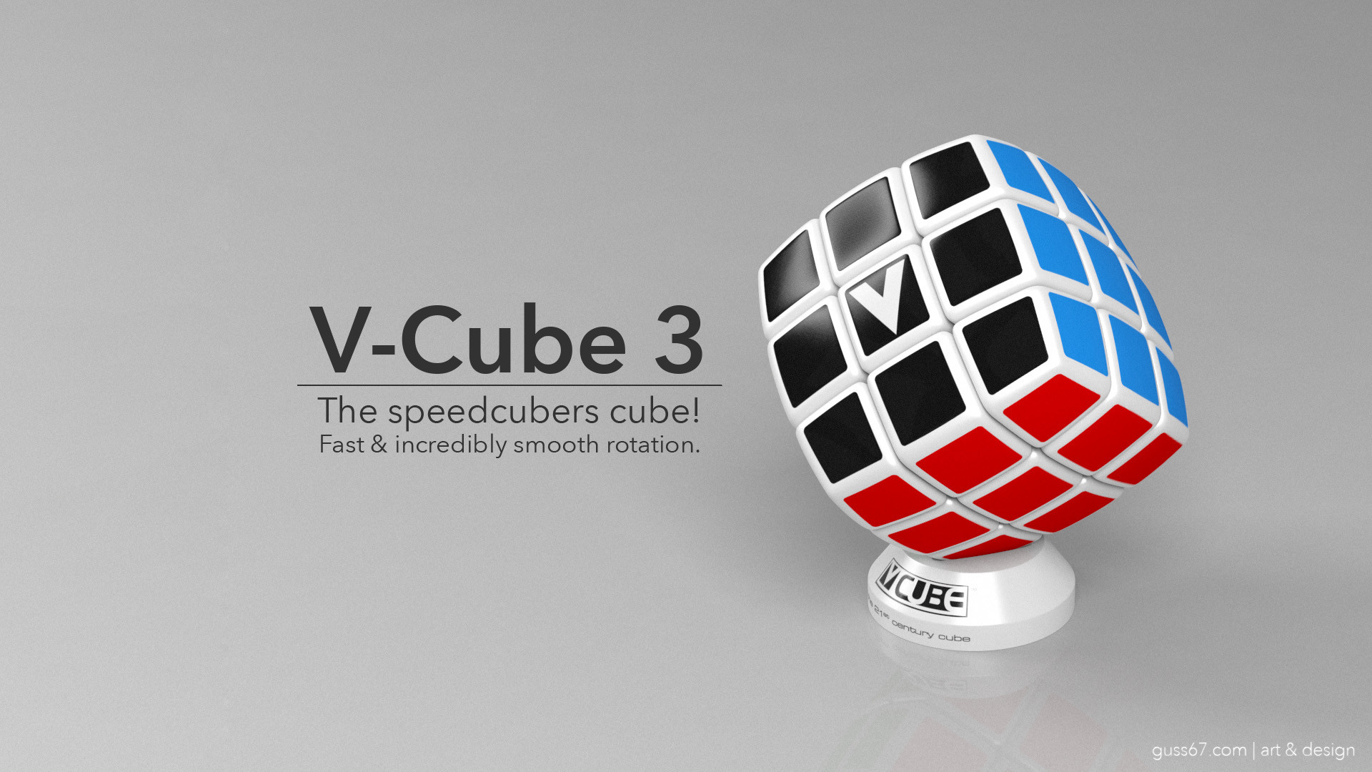 ArtStation - V-CUBE™ 3 The speedcubers cube!