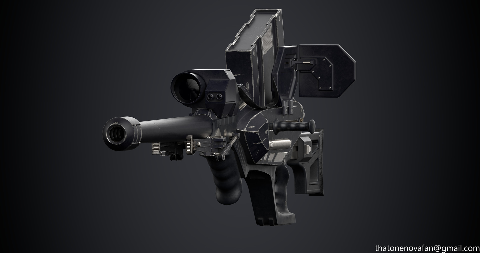 ArtStation - High Caliber Rifle