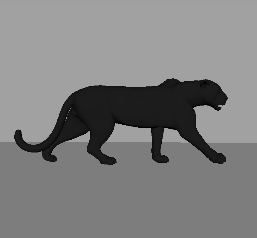 ArtStation - Leopard Walk Cycle