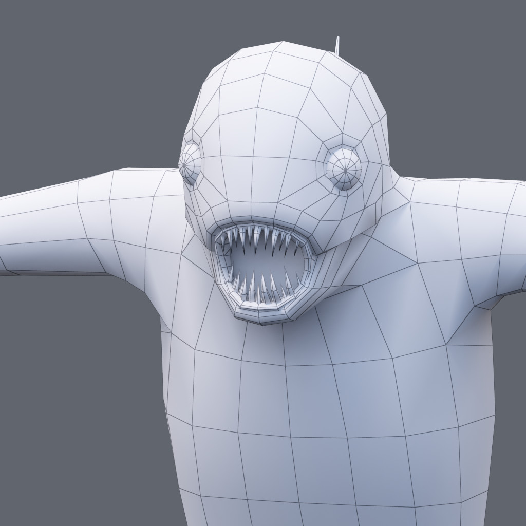 ArtStation - Low Poly Monster