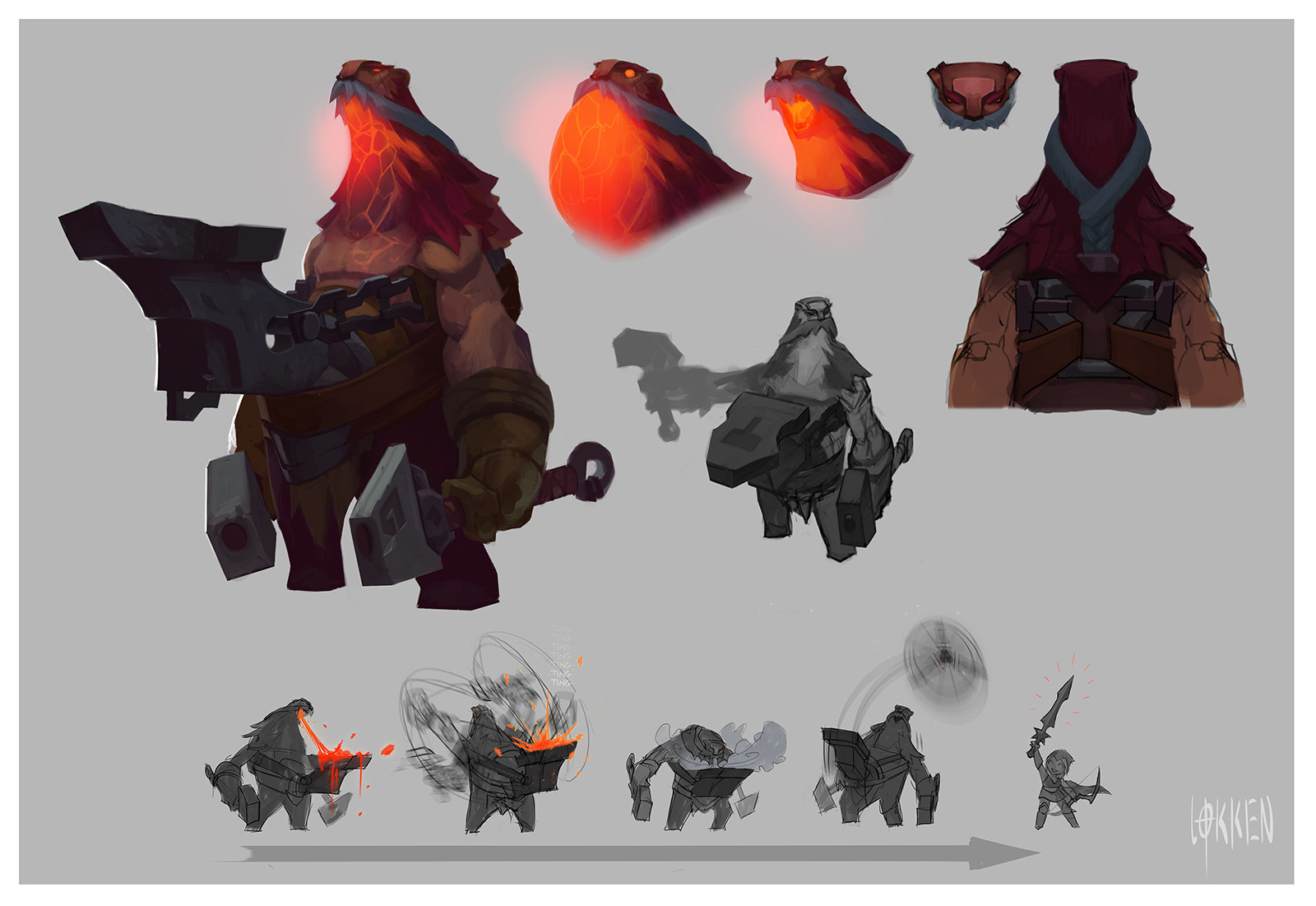 ArtStation - Living Forge (Ornn) Early Concepts