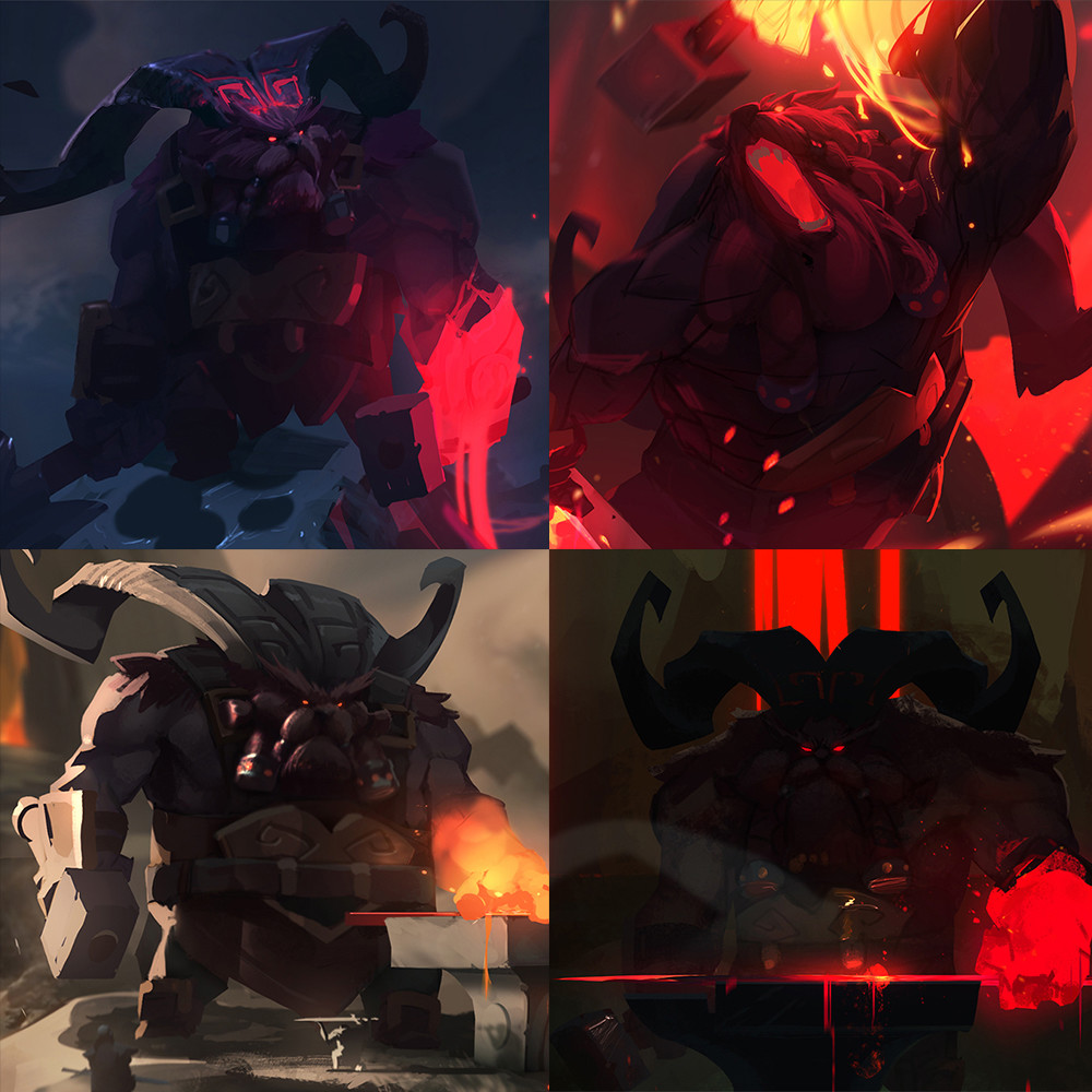 ArtStation - Ornn Splash Studies