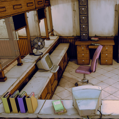 ArtStation - DMV Office