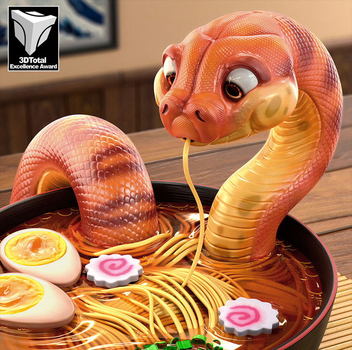 ArtStation - Snake - Danger Noodles